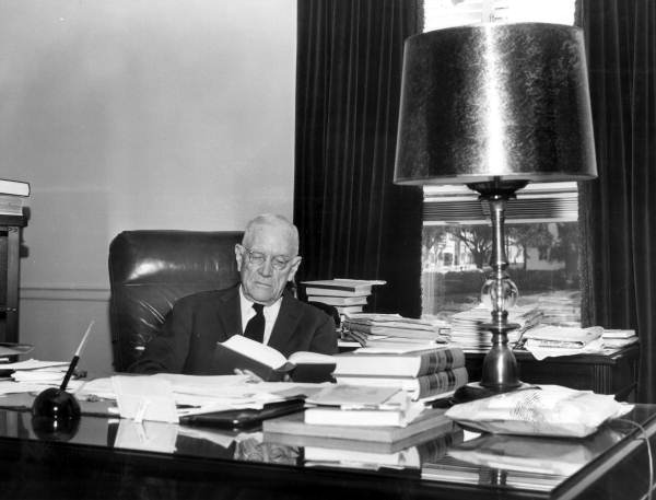 Florida Memory • Supreme Court Chief Justice Glenn Terrell reading ...