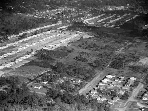 Florida Memory • Aerial view overlooking a residential neighborhood ...