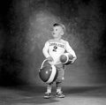 Florida Memory • Portrait of Billy Long wearing a football uniform ...
