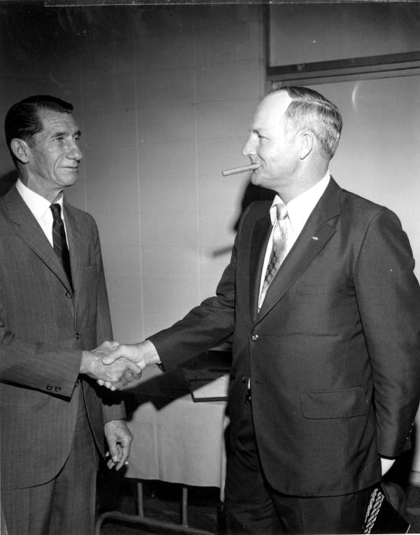 Florida Memory • Sheriff Raymond Hamlin and unidentified man at the ...