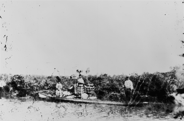 Florida Memory • Temporary camp of Jessie Willie and Tiger Tiger