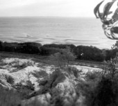 Florida Memory • Red clay cliffs with railroad track in background ...