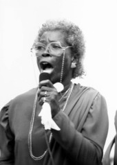 Florida Memory • Gospel singer performing - Jacksonville, Florida.