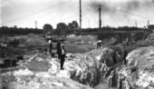 Florida Memory • Removal of clay overburden and exposing top of the ...