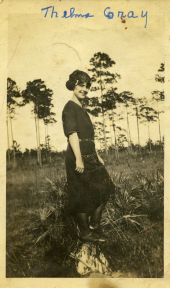 Florida Memory • Outdoor portrait of Thelma Gray.