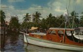 Florida Memory • Close-up view of boat docked at the city yacht basin ...