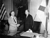 Florida Memory • Florida legislative members Philip Beall and Richard ...
