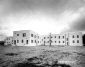 Florida Memory • View showing the back of a newly constructed hospital ...