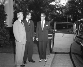 Florida Memory • Daniel Thomas McCarty with Senators Spessard Holland ...