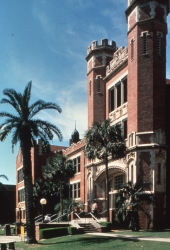 Florida Memory • Close-up view of the Westcott Building at FSU in ...