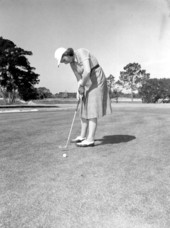 Florida Memory • Margaret Ruttle at the golf tournament - Saint ...
