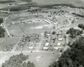 Florida Memory • Aerial view looking northwest at the Apalachee ...