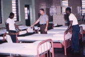 Florida Memory • Inmates learning the regulated spacing and placement ...