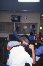 Florida Memory • Inmates watching t.v. at the Apalachee Correctional ...