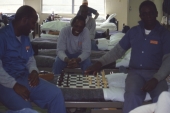 Florida Memory • Inmates playing chess at the Calhoun Correctional ...